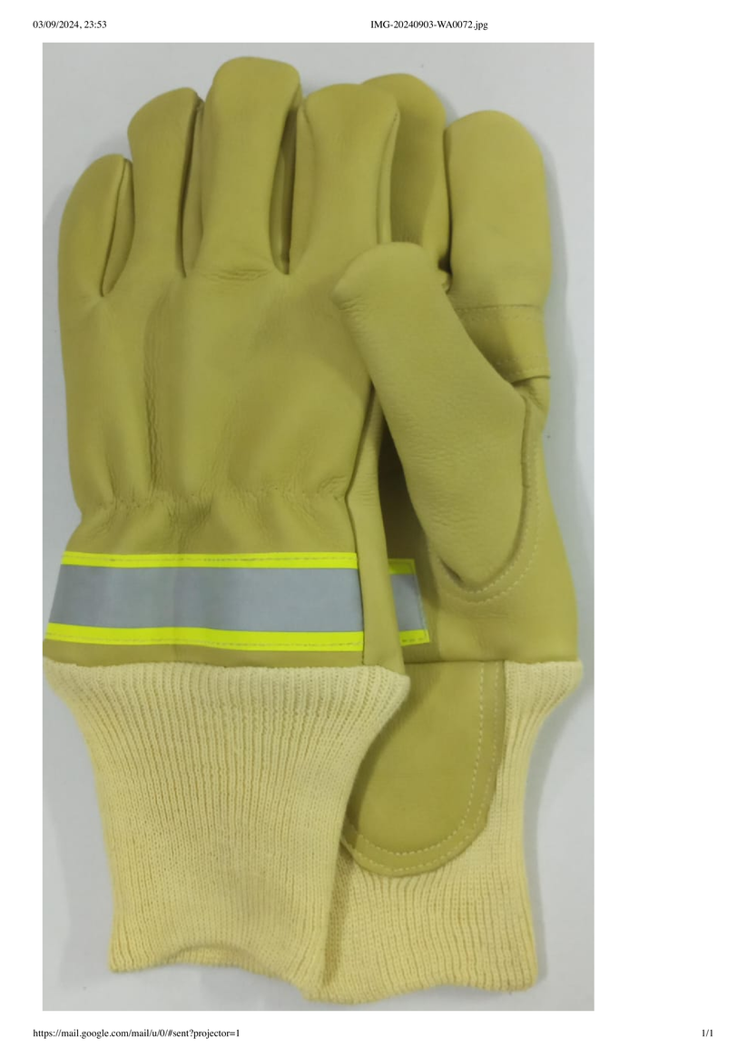 Fire fighter gloves 1 – Safety Creations