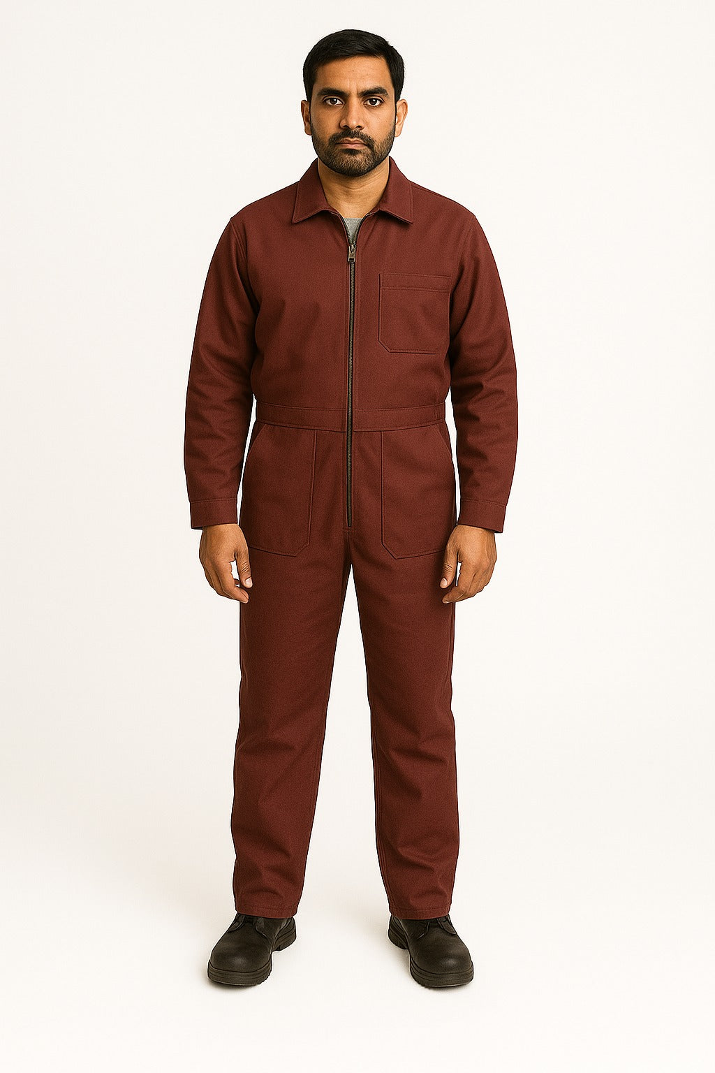 Cotton Work Coverall – Full-Body Comfort & Protection – Safety Creations